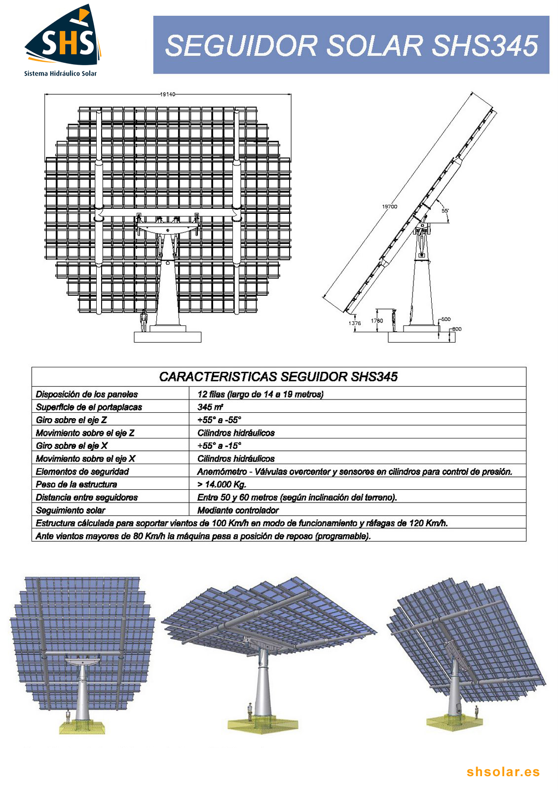SHSolar.es / solar tracker SHS.345